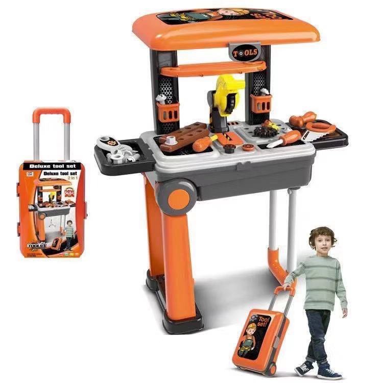 Tool set little chef 2 in 1 trolley suitcase | Shopee Philippines