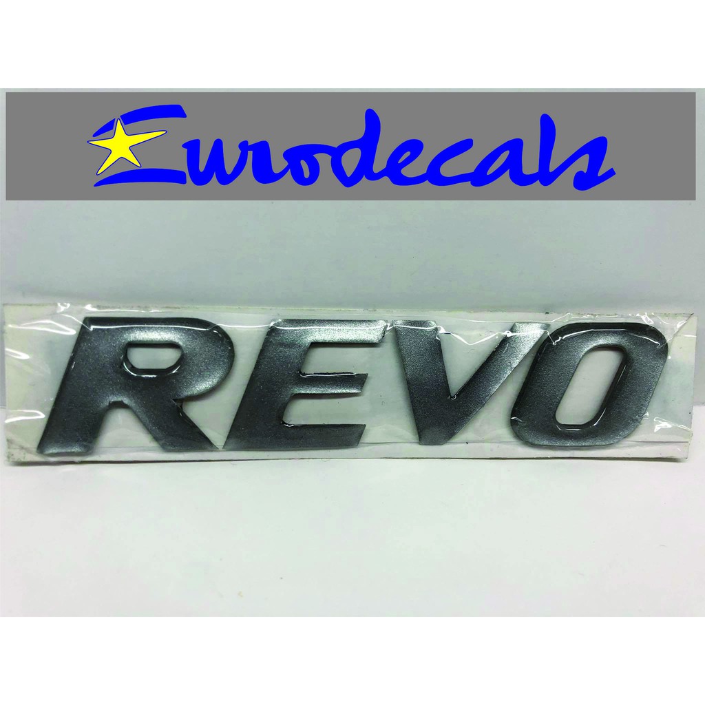 Eurodecals REVO Silicone / Softgel emblem Sticker | Shopee Philippines