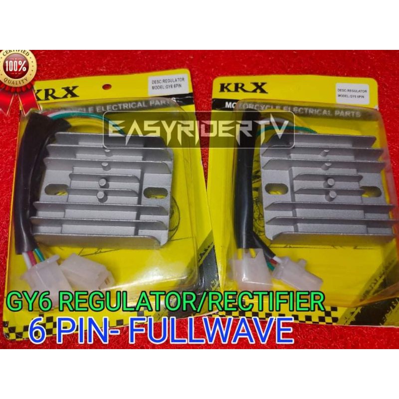 GY6 REGULATOR / RECTIFIER ( 6 Pin Full Wave ) | Shopee Philippines