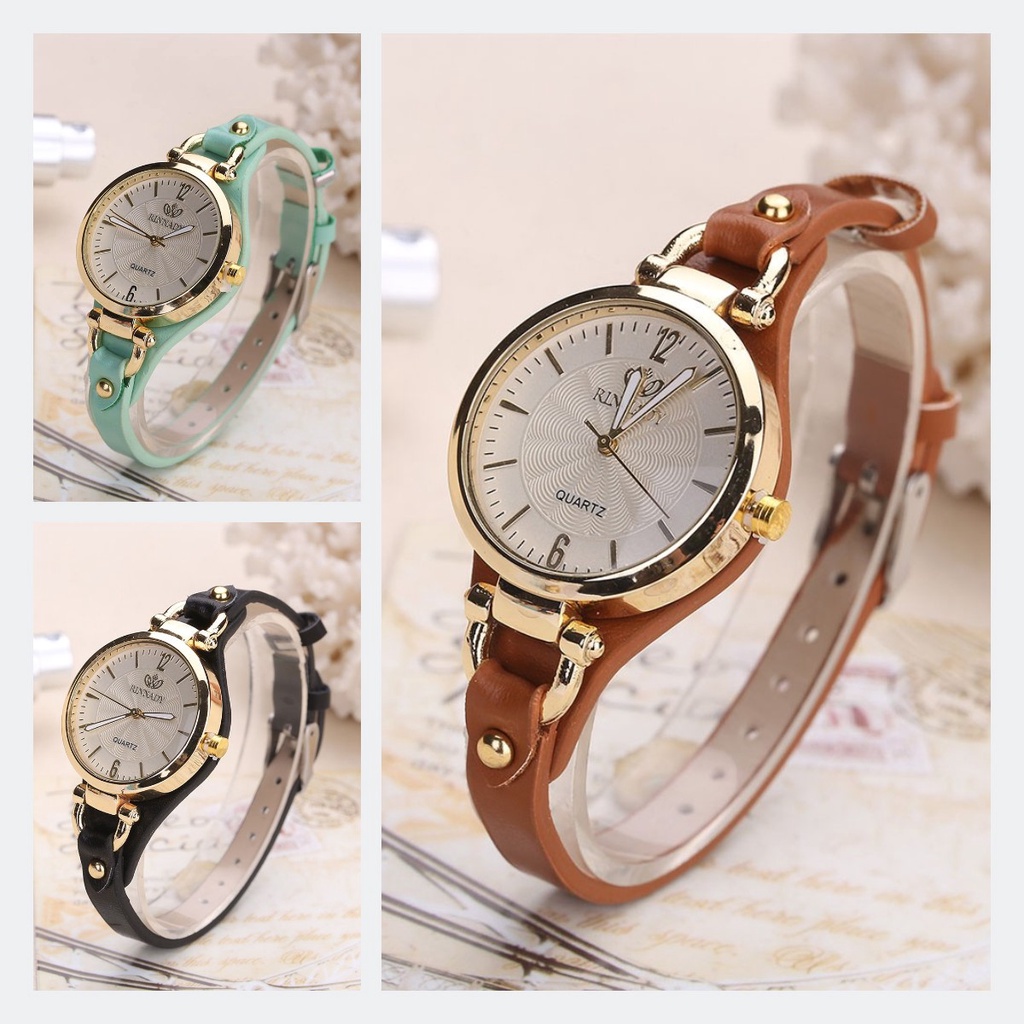 Ladies Casual Fashion Small Dial Student Watch Square Quartz Watch Thin ...