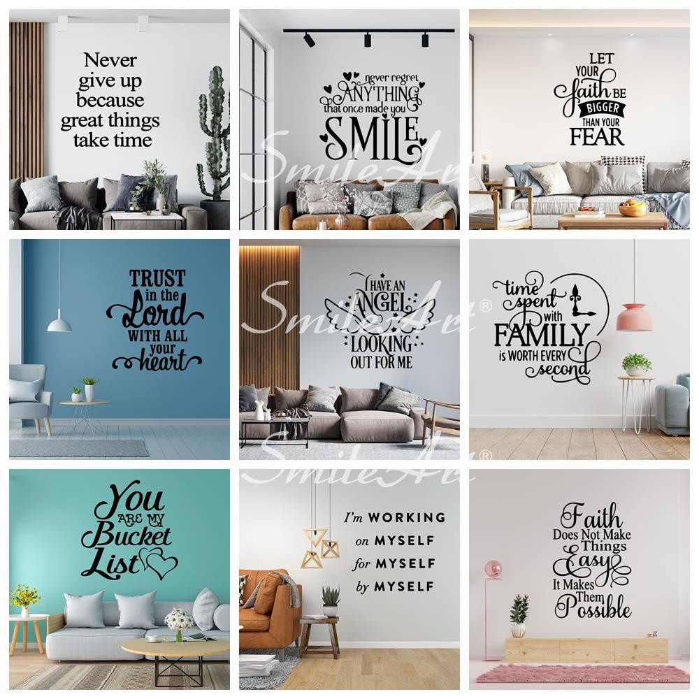 Fun Sentence Home Decor Vinyl Wall Stickers For Kids Rooms Decoration ...