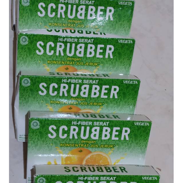Vegeta scrubber hi-fiber fiber box of 6 | Shopee Philippines