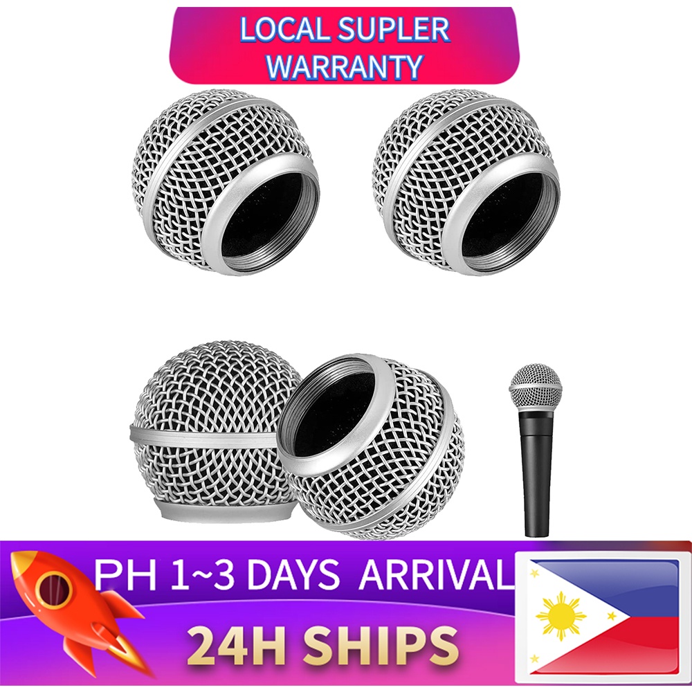 2 Pcs Metal Microphone Mesh Head Sponge, Compatible with Mic for ...
