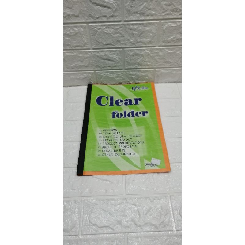 Clear Folder Long/File Folder/Documentary File Folder #0841 | Shopee ...