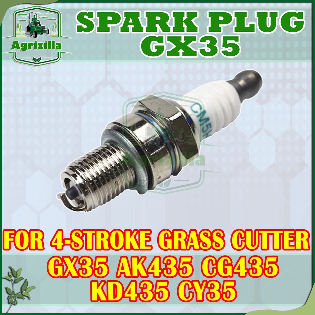 SPARK PLUG for BRUSH GRASS CUTTER HONDA GX35 AK435 CG435 KD435 CY35 ...
