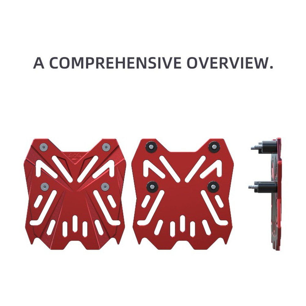 Boutique-SPIRIT BEAST Motorcycle Boot Fixing Plate Luggage Carrier for ...