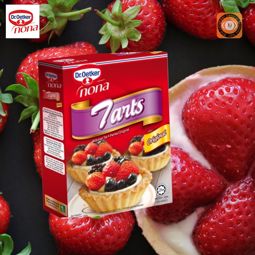 Nona Dr Oetker Tarts Flavor Flour Instant Premix Instant Cake Kek 450g ...