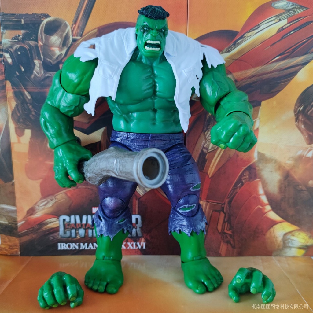 Hold Stick Hulk Hand-Made Model Action Figure Red Giant Comic Version ...
