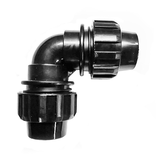 PE Elbow Reducer 1/2 x 3/4 Compression Fittings Black Fittings | Shopee ...