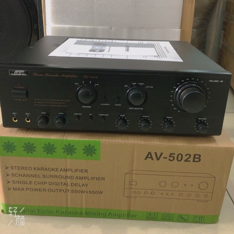 MEGAPRO Karaoke Amplifier AV-502 | Shopee Philippines
