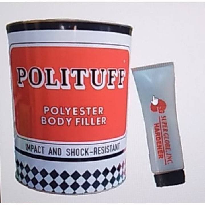 Polituff Polyester Body Filler with Hardener - 1L | Shopee Philippines