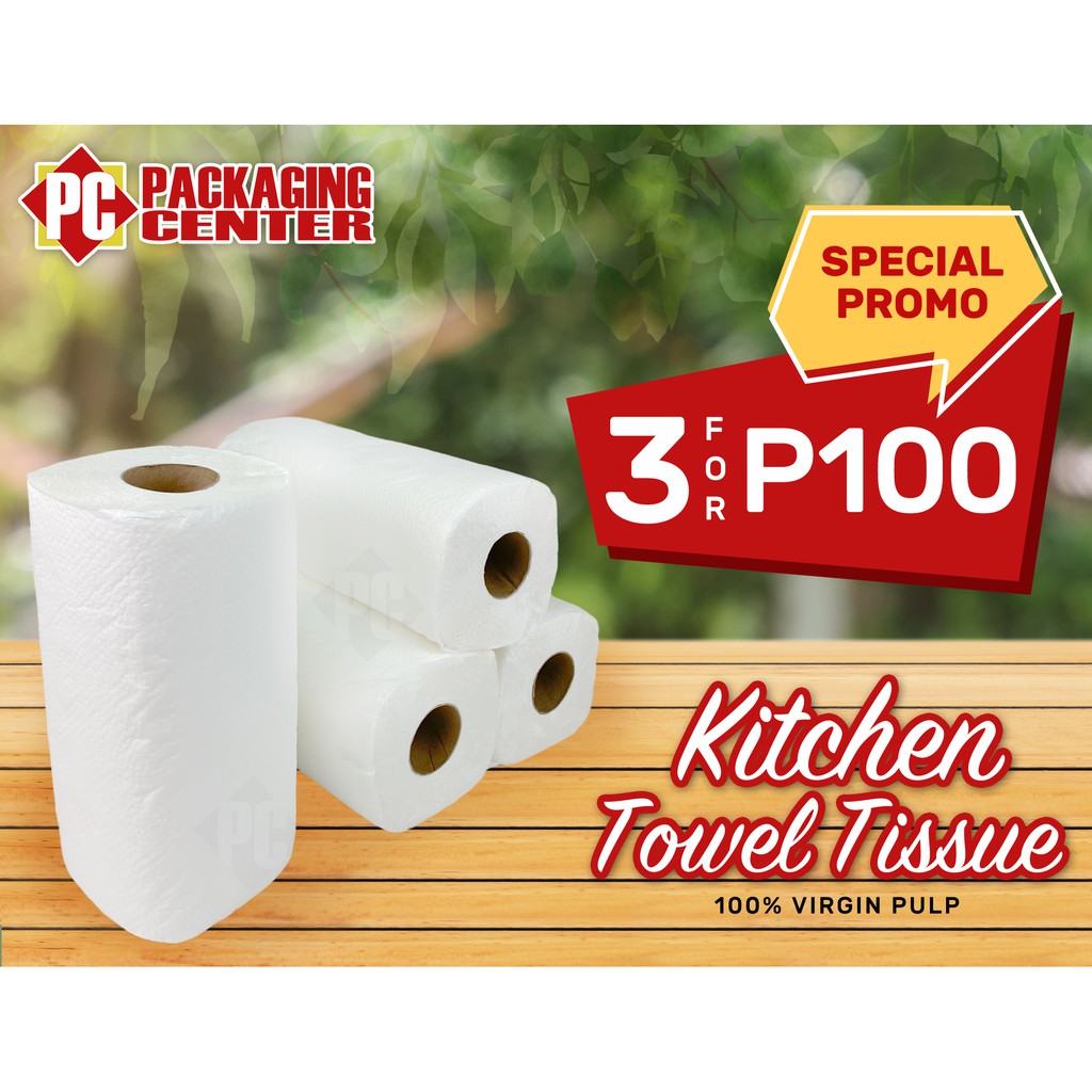 Unbranded Kitchen Towel Tissue 100% Virgin Pulp Promo! 3 For 100! COD ...
