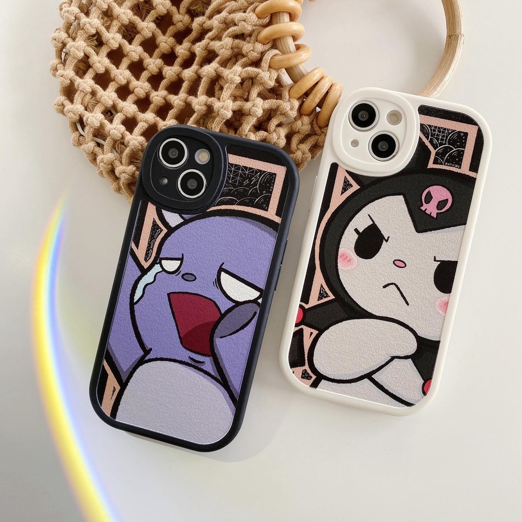 cartoon kuba crying kulome angry Kawaii Kuromis Black Phone Case for ...