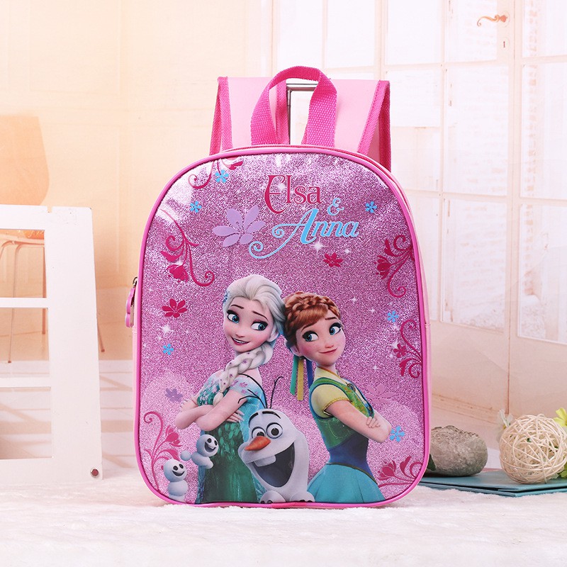 Frozen Princess Elsa Anna Backpack Girl Kid School Bag ASD258 | Shopee ...