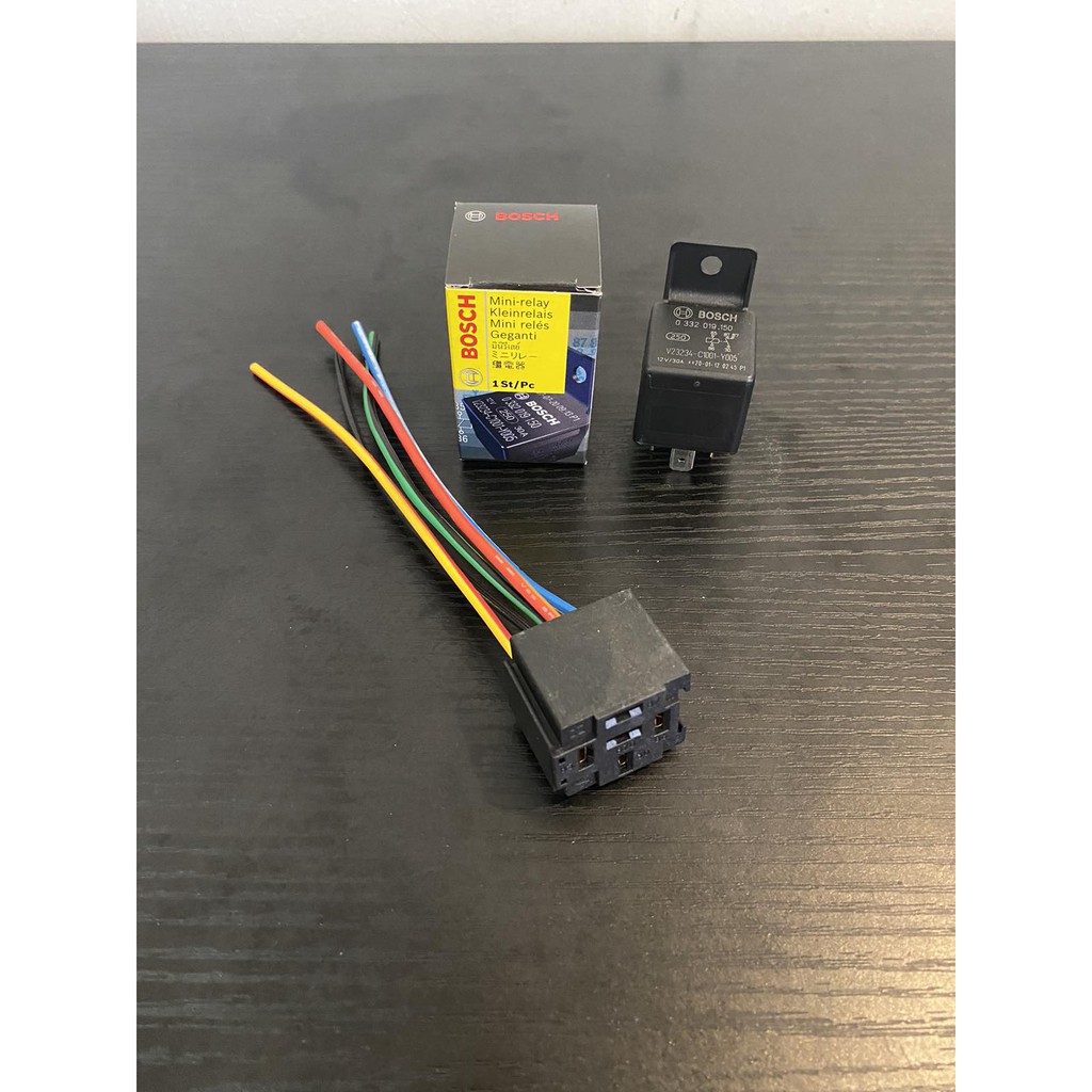 Bosch Relay 12 volts with Relay Socket 5-pin heavy duty (ORIGINAL) | Shopee Philippines