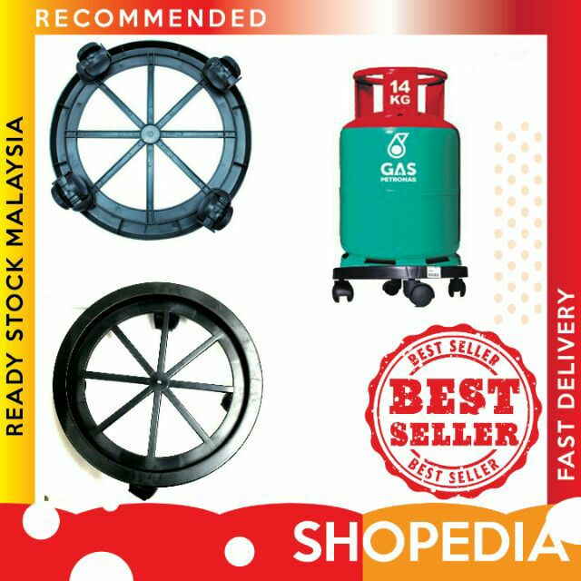 Roda tong gas pelbagai guna | 4 Wheel PVC Heavy Duty Gas Roller / Gas ...
