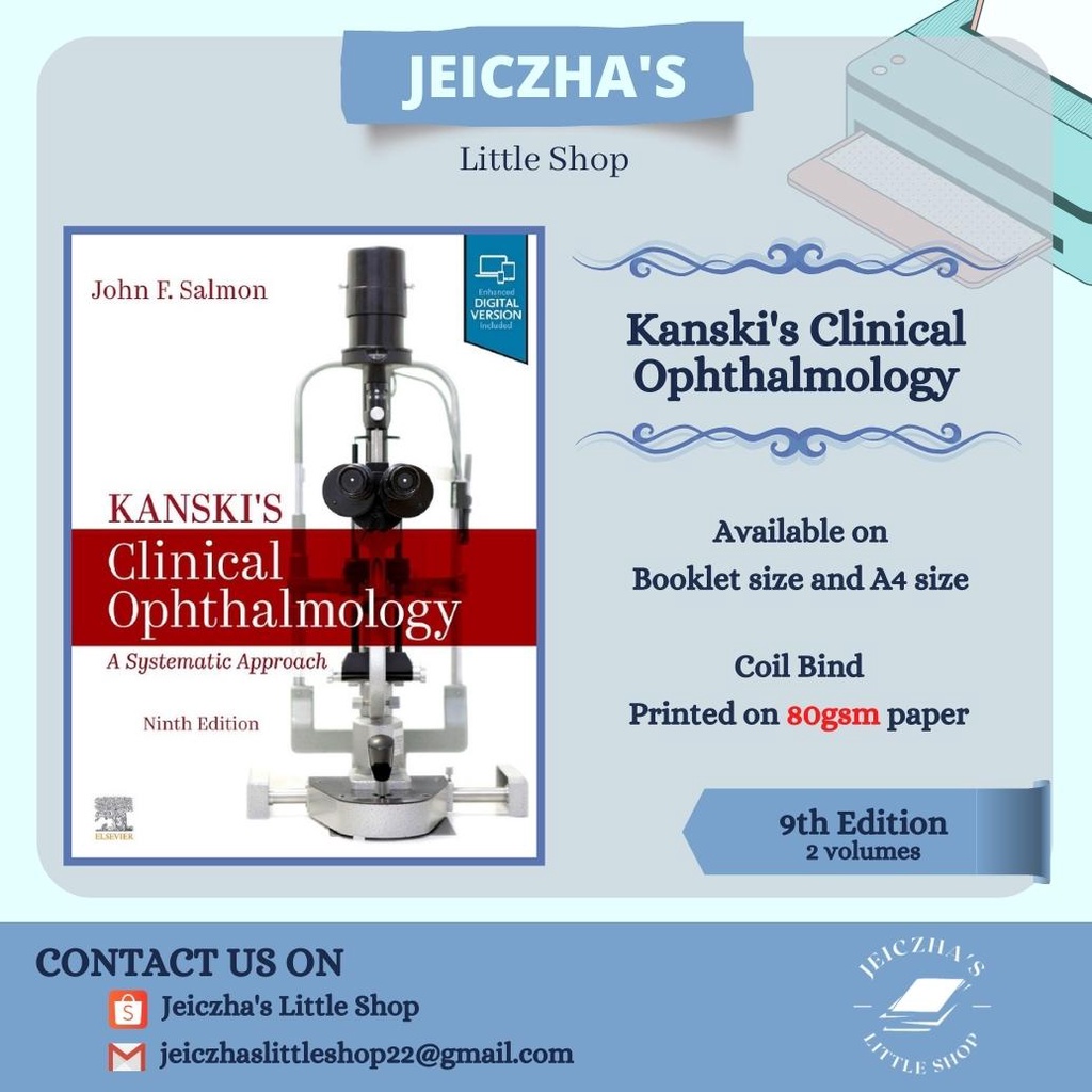 Kanski's Clinical Ophthalmology: A Systematic Approach [9th Edition] | Shopee Philippines