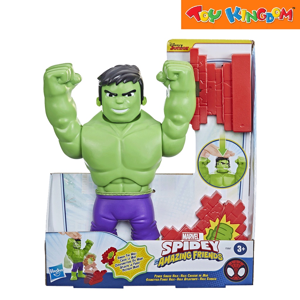 Disney Jr. Marvel Spidey and His Amazing Friends Power Smash Hulk ...