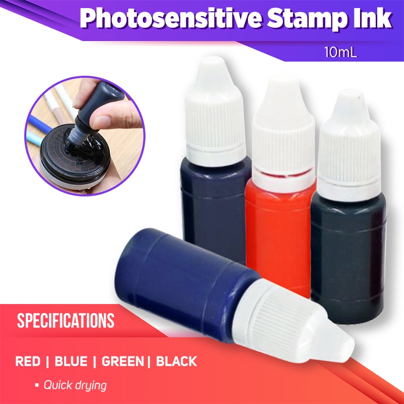 10m Oil Based Photosensitive Stamp Ink used for Company Stamps / Self ...