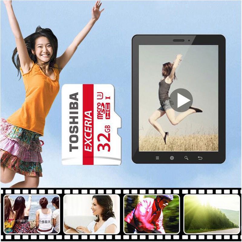 MEMORY CARD TOSHIBA EXCERIA TF SD CARD 8gb, 16gb, 32gb, 64gb, 128gb ...