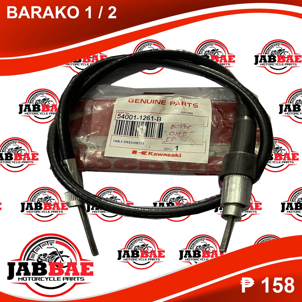 Speedometer Cable Barako 1 and 2 54001-1261-B v01.2025 | Shopee Philippines