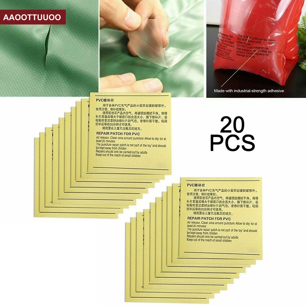 20/40pcs Inflatable Hot Tub Swimming Pool Puncture Repair Patch Kits ...