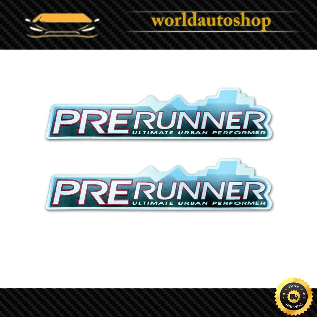 Sticker PRERUNNER Grey Hilux Vigo Toyota 2 5 Doors Year 2004-2010 ...