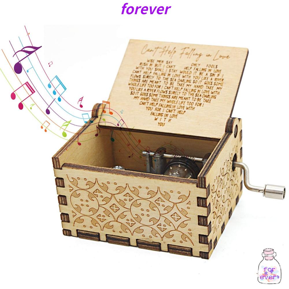 FOREVER Girlfriend Hand-Cranked Birthday Presents Engraving Music Box ...