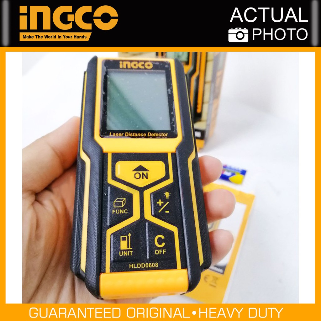 Ingco 60m/70m Laser Distance Detector Digital Laser Rangefinder ...