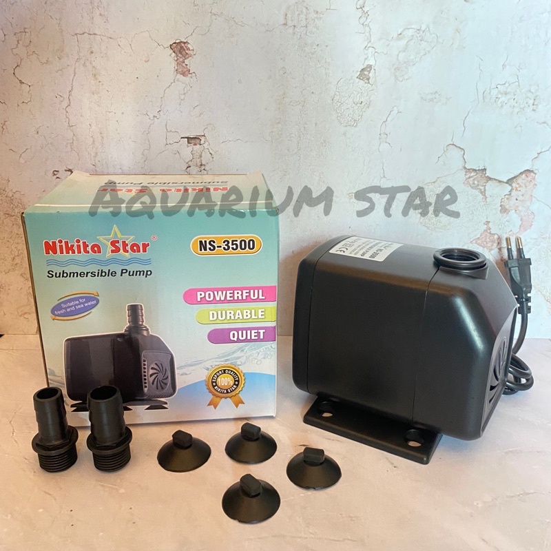 MESIN Nikita Star NS 3500 aquarium pump machine | Shopee Philippines