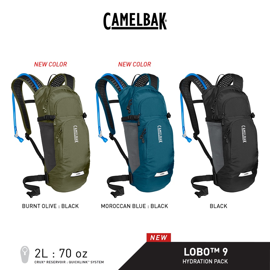 CamelBak Lobo 9 Bike Hydration Backpack with with 2L Crux Reservoir ...