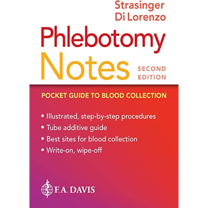 Phlebotomy Notes 2nd edition by Strasinger Di Lorenzo | Shopee Philippines