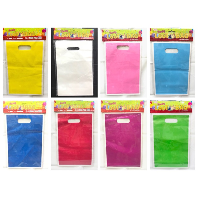 PLain Lootbag ( PLastic ) 10pcs/pck | Shopee Philippines