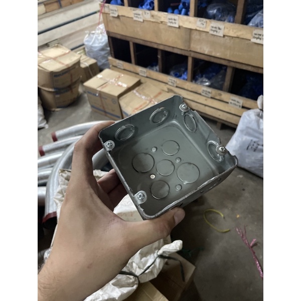UTILITY BOX SQUARE BOX 4x4 4-11/16 junction box PVC metal utility metal ...