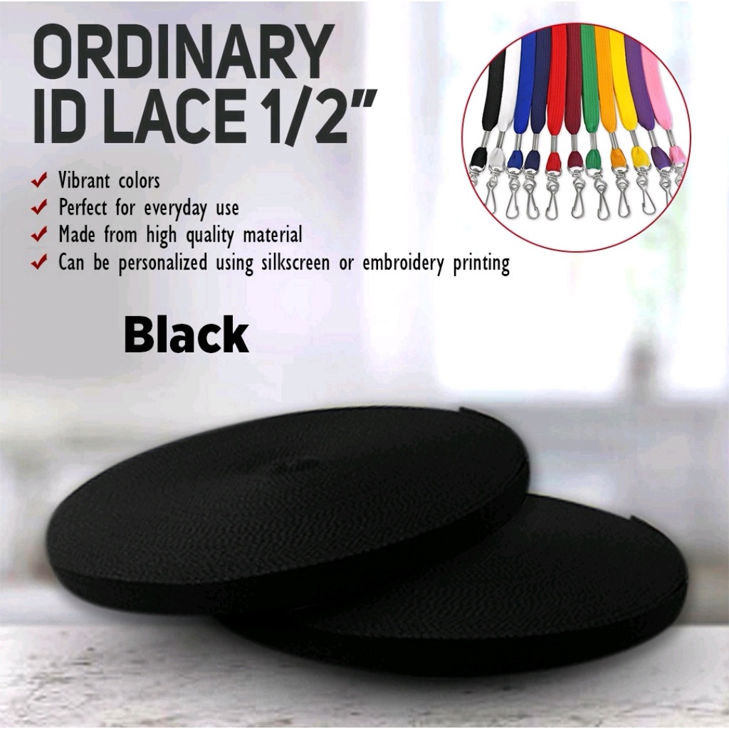 (5 ROLL) ORDINARY ID LACE 1/2INCH (50 METERS IN 1 ROLL) | Shopee ...