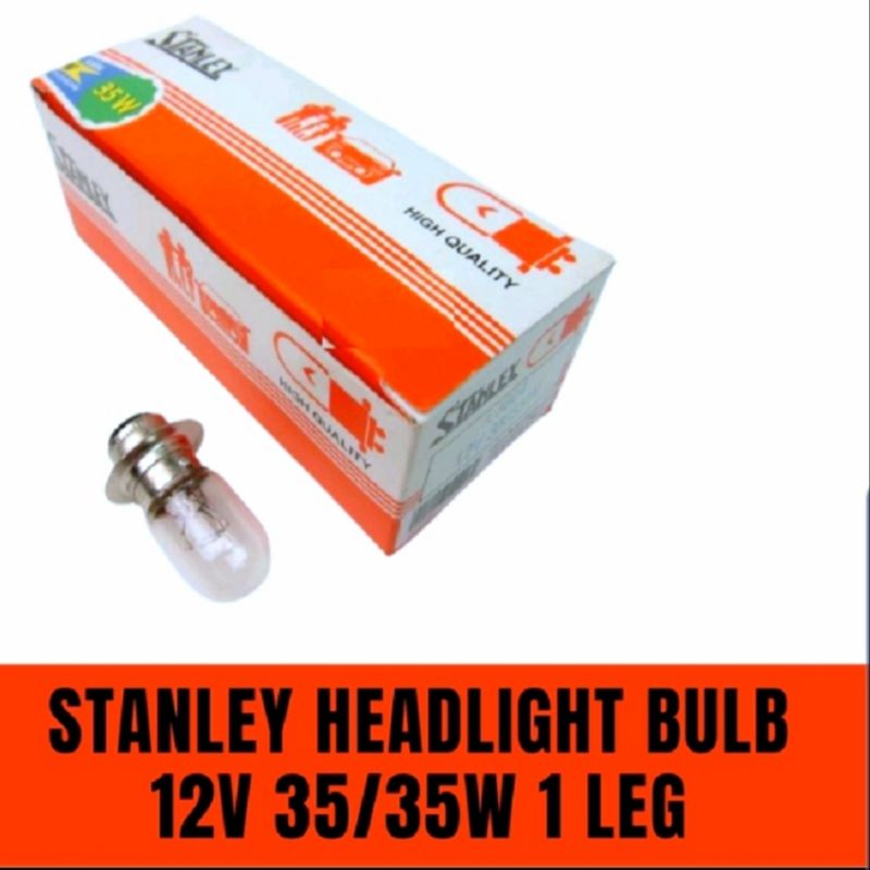 Stanley Motorcycle Headlight Bulb 12 35w/35w | Shopee Philippines