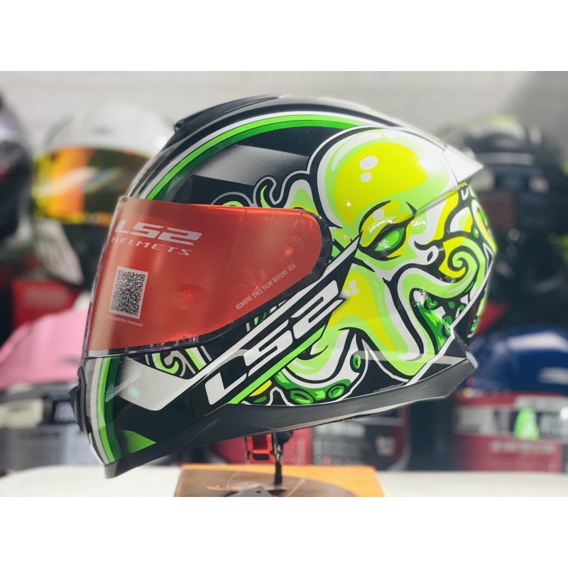LS2 FF802 Flash Full-face Single Visor Helmet + Free Tinted Visor ...