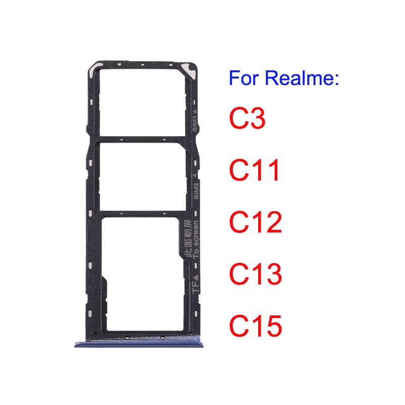 SIM Card Tray Holder For Realme C3 C11 C12 C13 C15 | Shopee Philippines