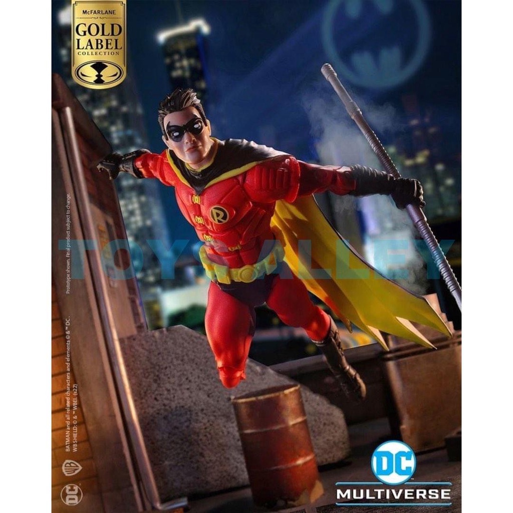 TIM DRAKE ROBIN RED SUIT GOLD LABEL - McFarlane Toys DC Multiverse 7 ...