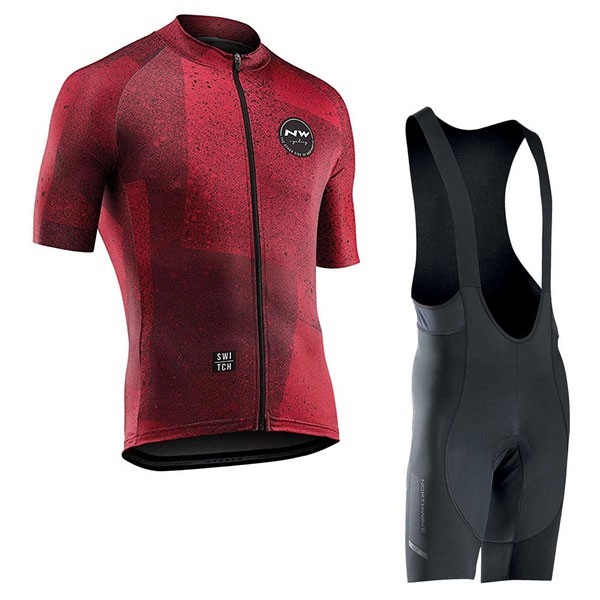 【COD】 Ready Stock NW Men's Cycling Shirt Men Red Cycling Jerseys Set ...