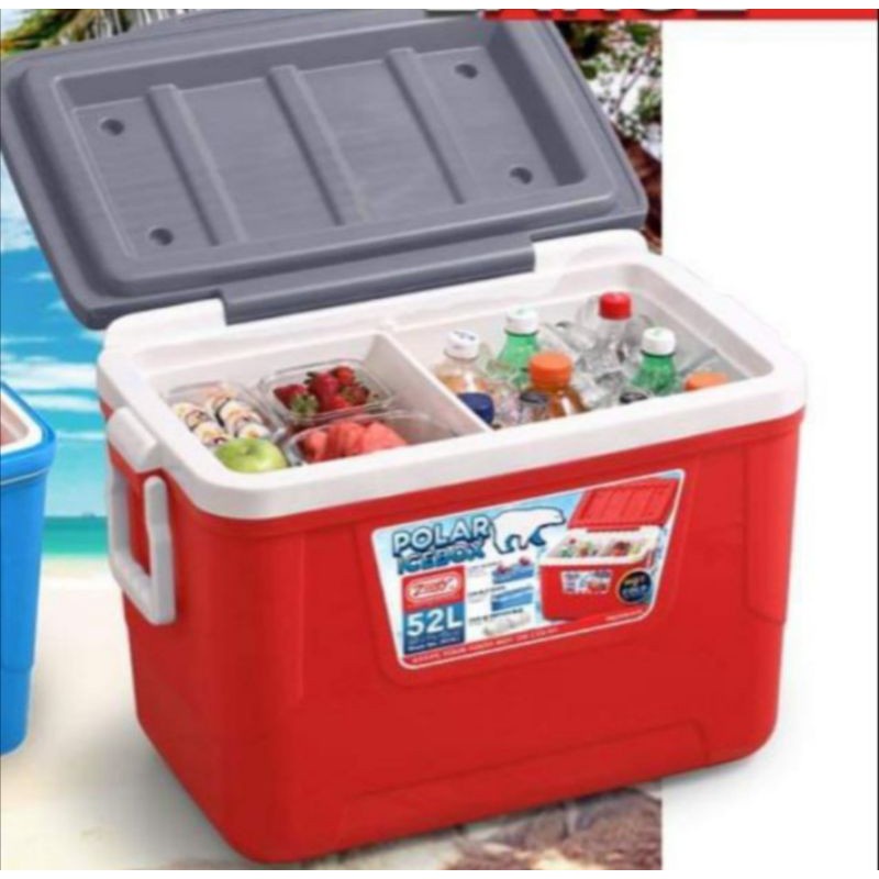 【on hand】 Zooey cooler Zooey ICE BOX 52liters POLAR ICE COOLER | Shopee ...