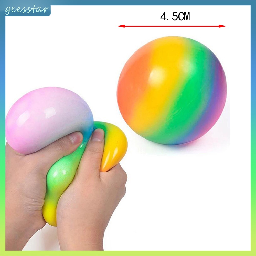 Pressure Needoh Rainbow Antistress Ball Change Colour Squeeze Balls ...