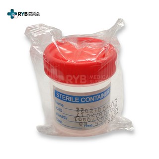 Stool or Urine Sterile Specimen Container with Label 60ml (Sold per ...