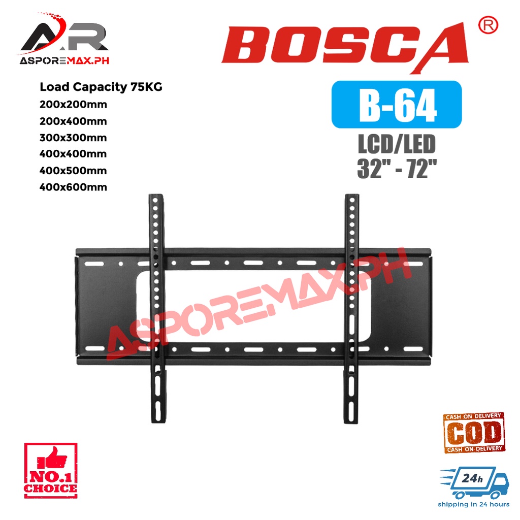 BOSCA TV Bracket LED/LCD/PDP 32" - 72" Flat Panel TV Wall Mount COD ...