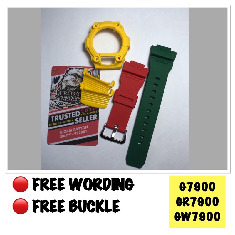 BNB GSHOCK MAT MOTO G7900 GW7900 GR7900 RASTA E2KG | Shopee Philippines