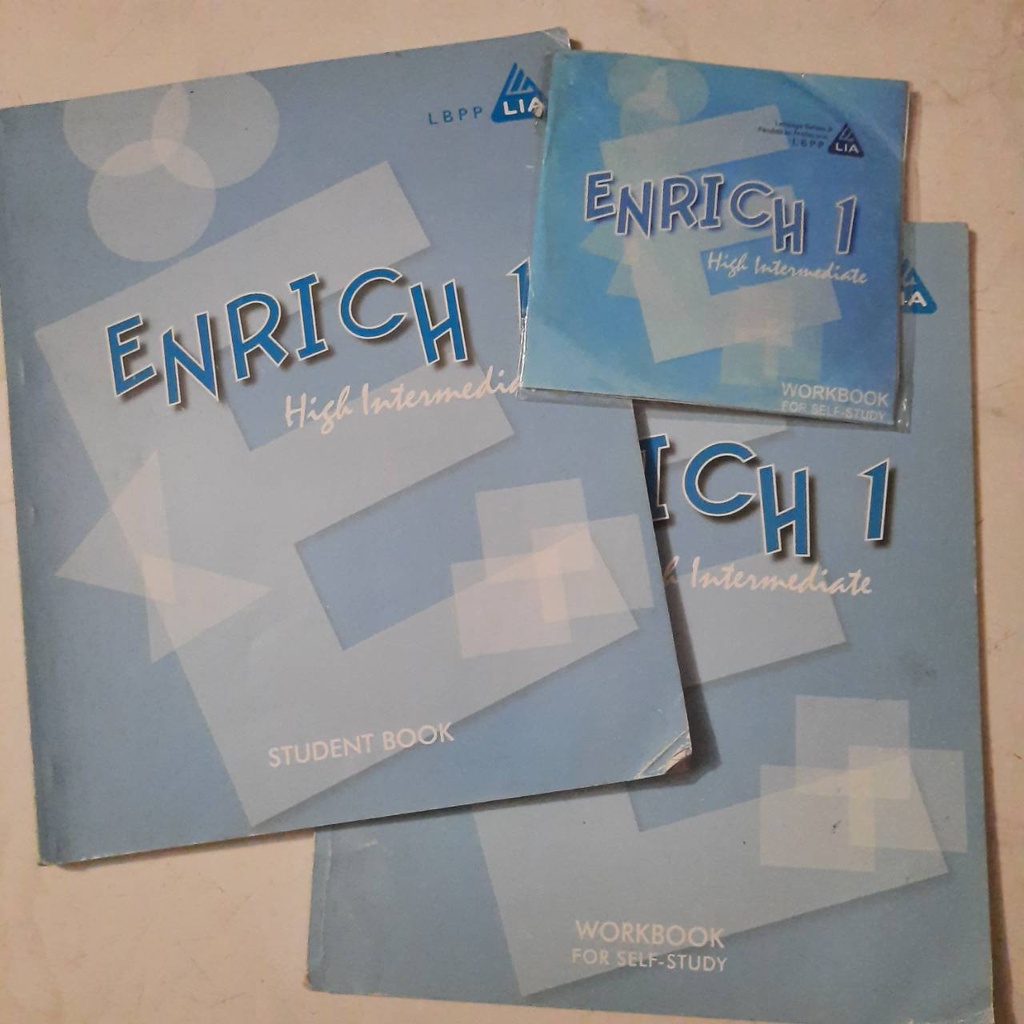 Book LIA Enrich 1 High Intermediate Student Book & Workbook With CD ...