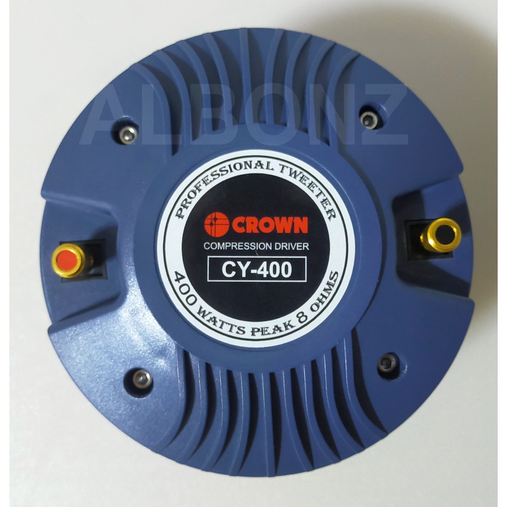 Crown Tweeter CY-400 400Watts Compression Driver Unit + capacitor | Shopee Philippines