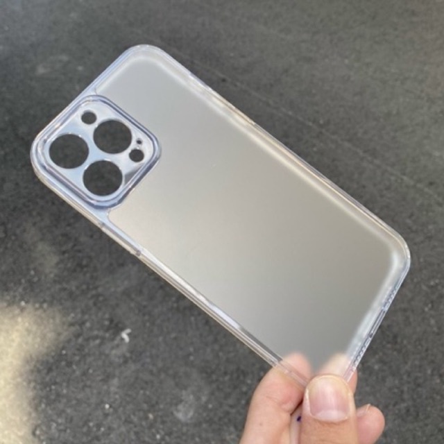 Matte case protects the camera with a matte glass back and transparent ...