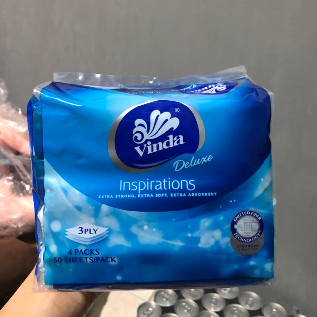 Vinda tissue 50sheets*4pack | Shopee Philippines