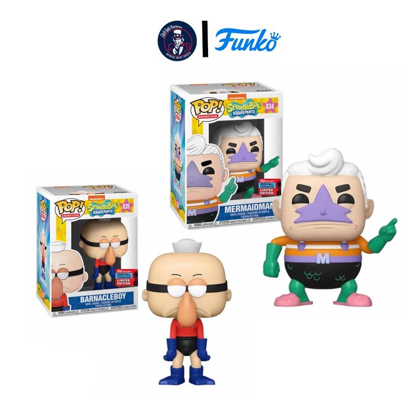 Funko Pop! Animation: Barnacleboy & Mermaidman 2020 Fall Convention ...